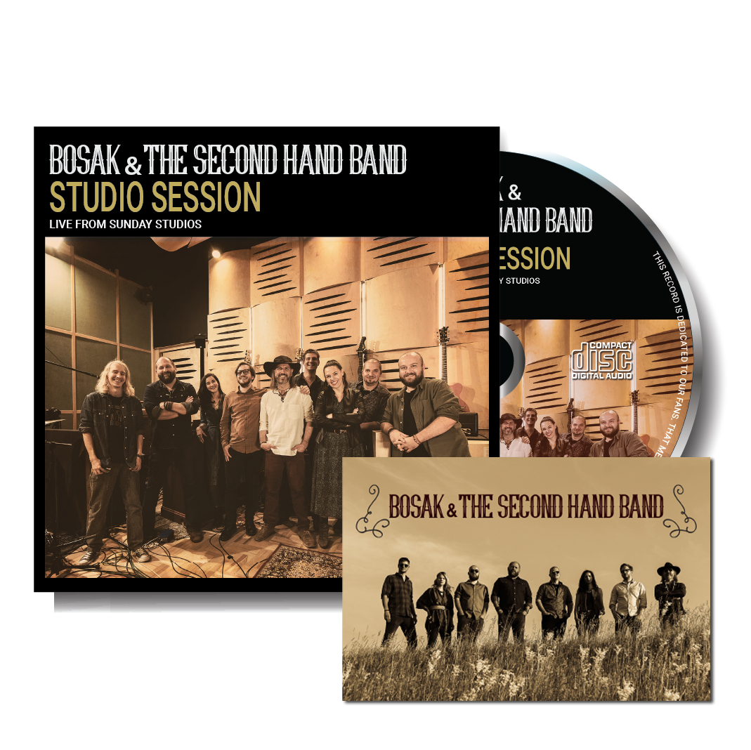 Studio Session Limited Edition CD - Bosak And The Second Hand Band